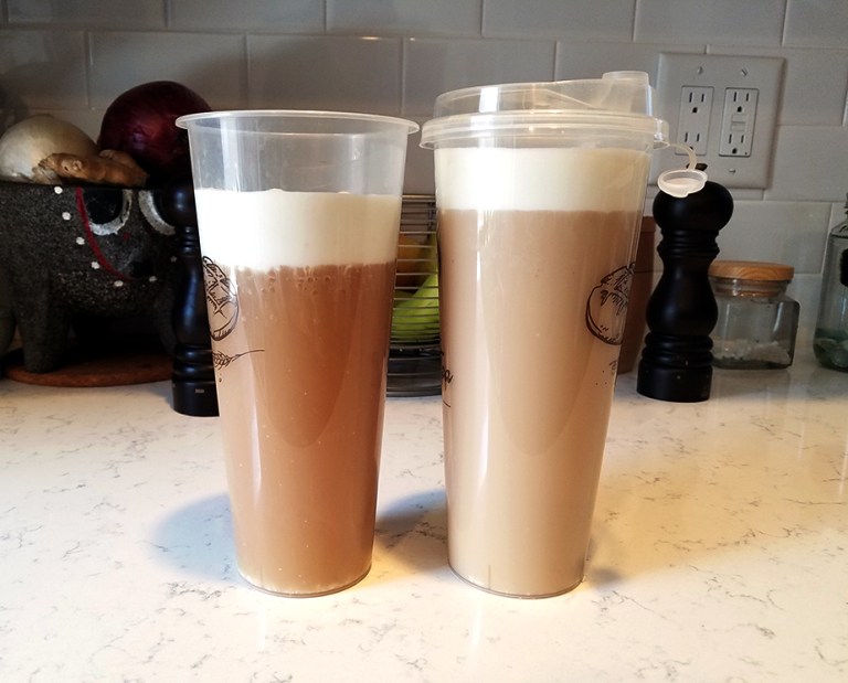 How to make your own salted cream cheese foam for milk tea | Eating The ...